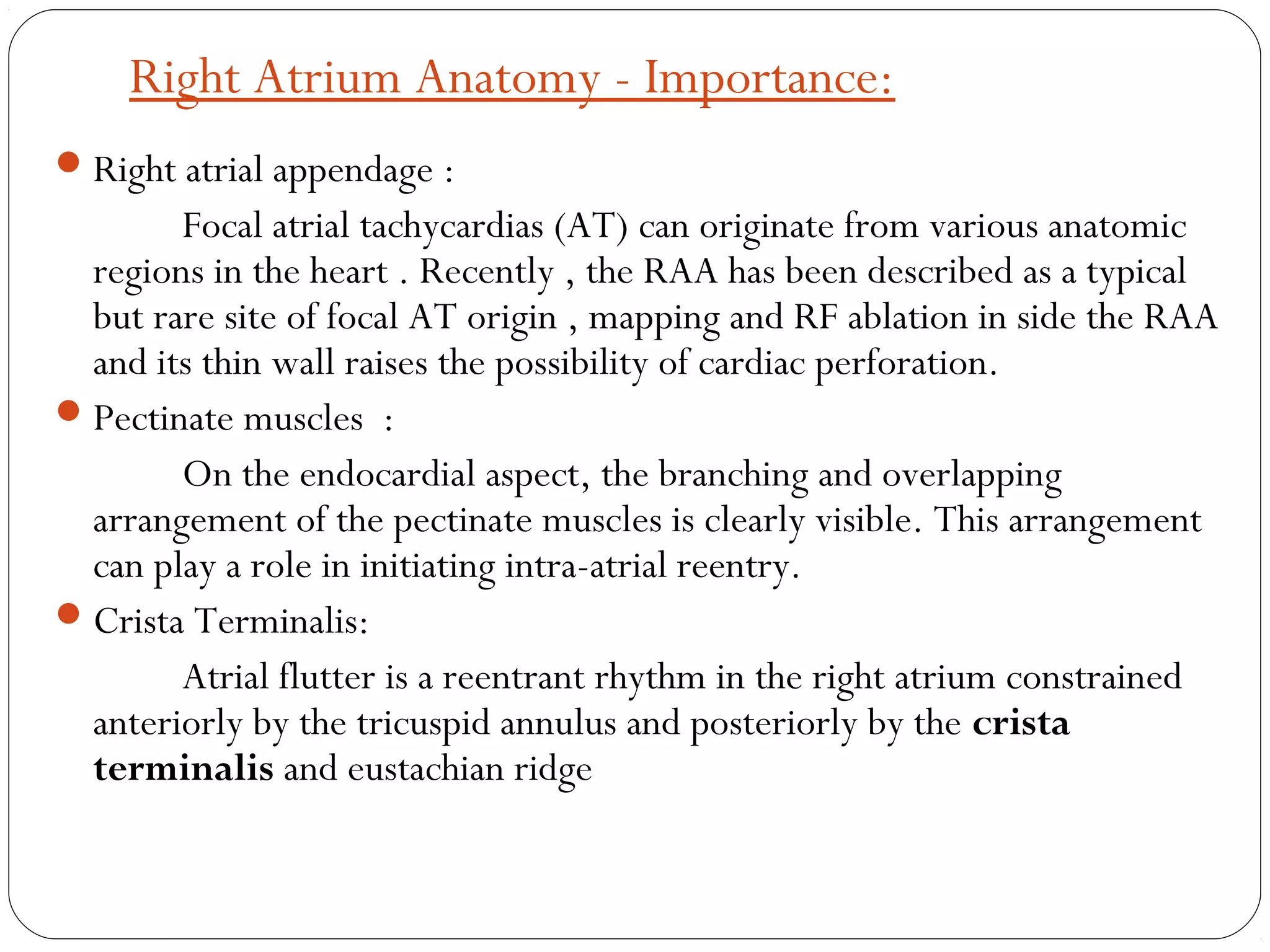 Anatomy of cardiac structures & conducting system in | PPT