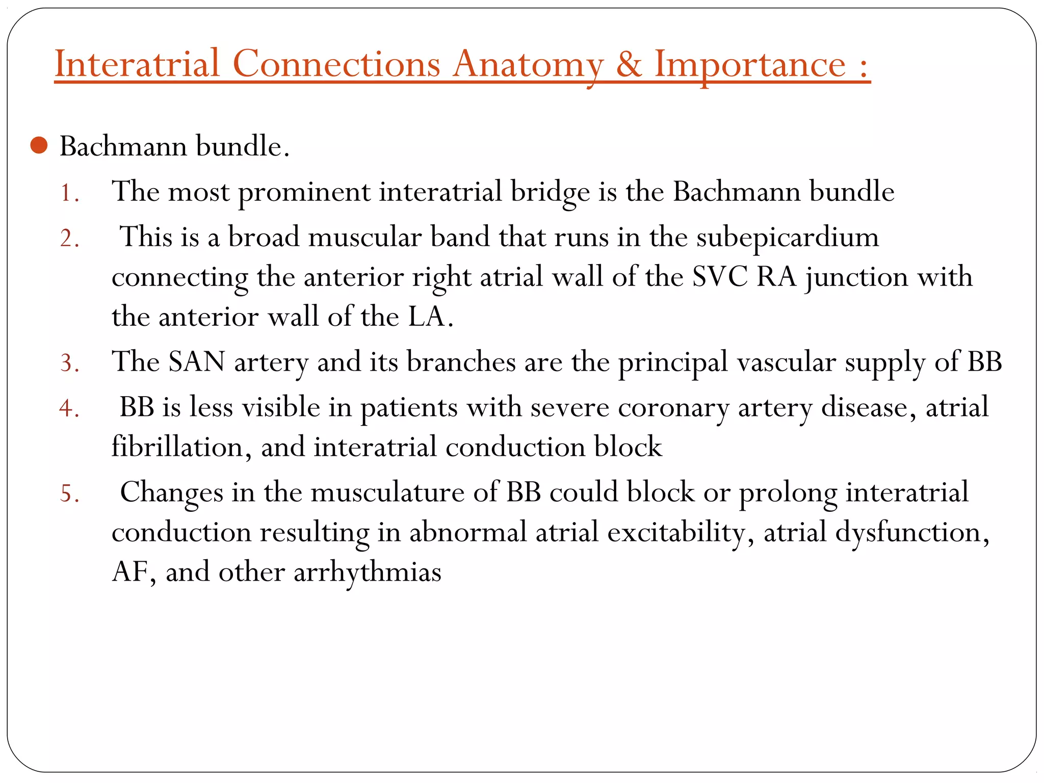 Anatomy of cardiac structures & conducting system in | PPT