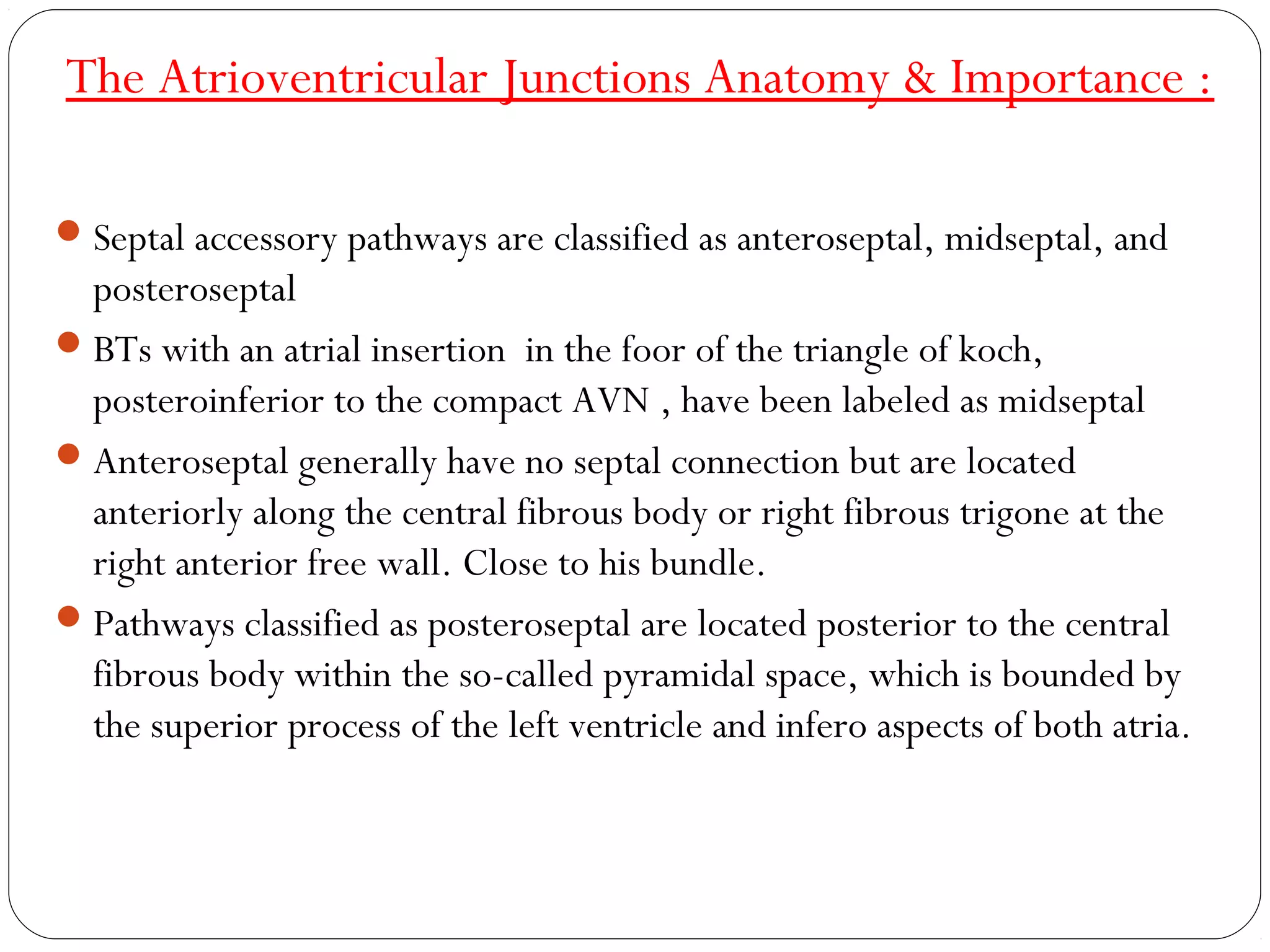 Anatomy of cardiac structures & conducting system in | PPT