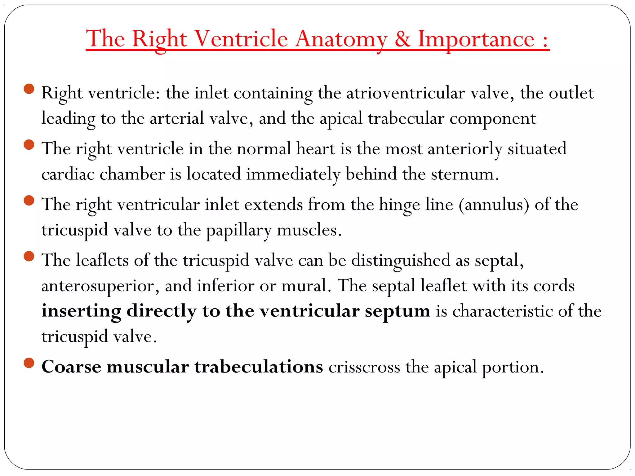 Anatomy of cardiac structures & conducting system in | PPT