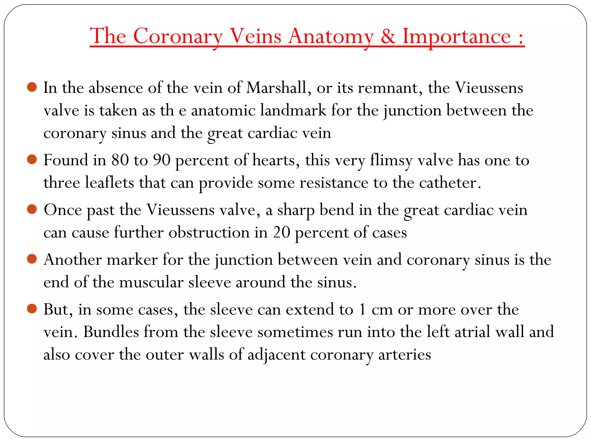 Anatomy of cardiac structures & conducting system in | PPT