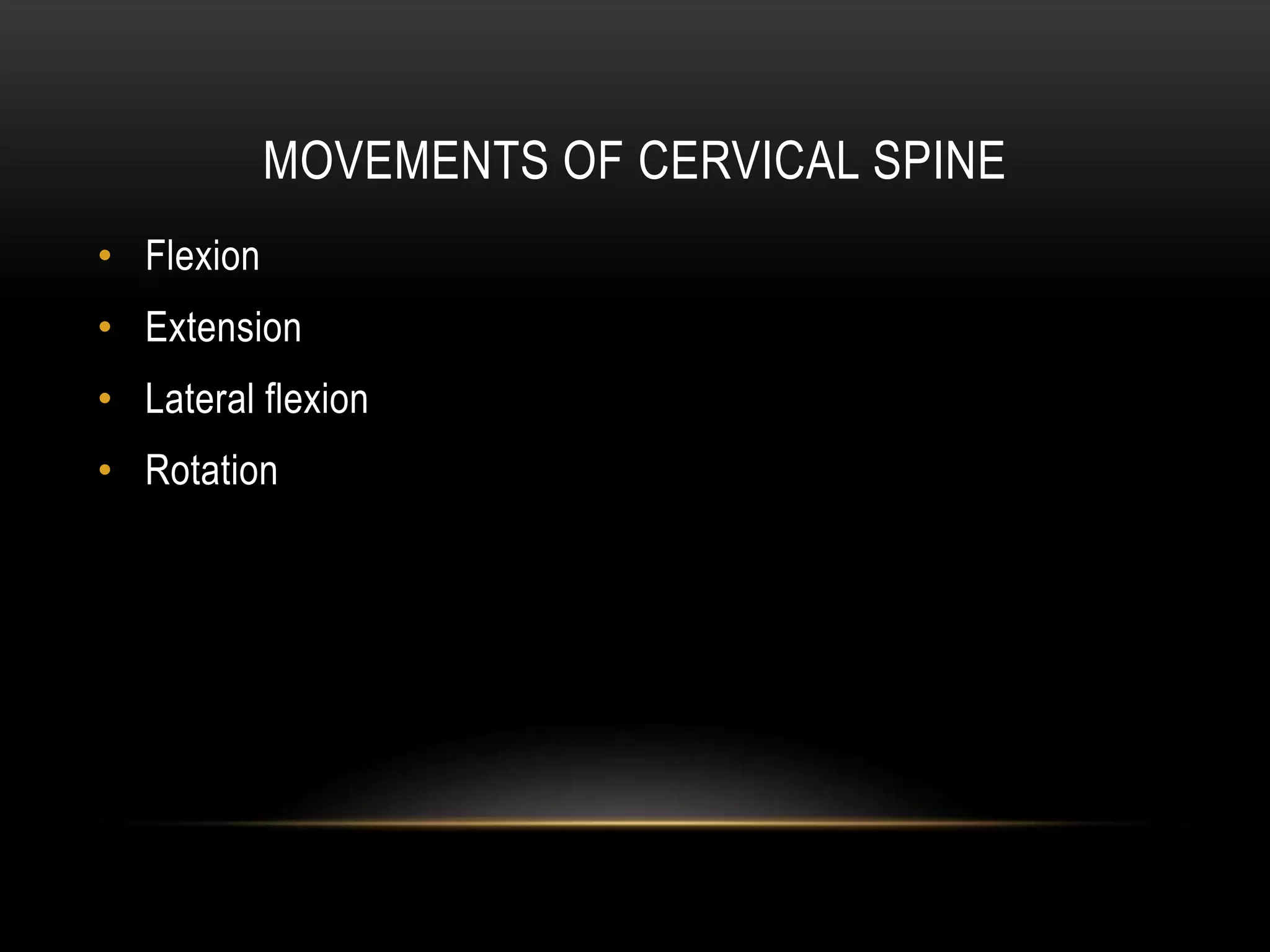 Anatomy Of Cervical Spine Ppt