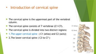 Anatomy of cervical spine by akash Nagar 21. pptx | PPTX
