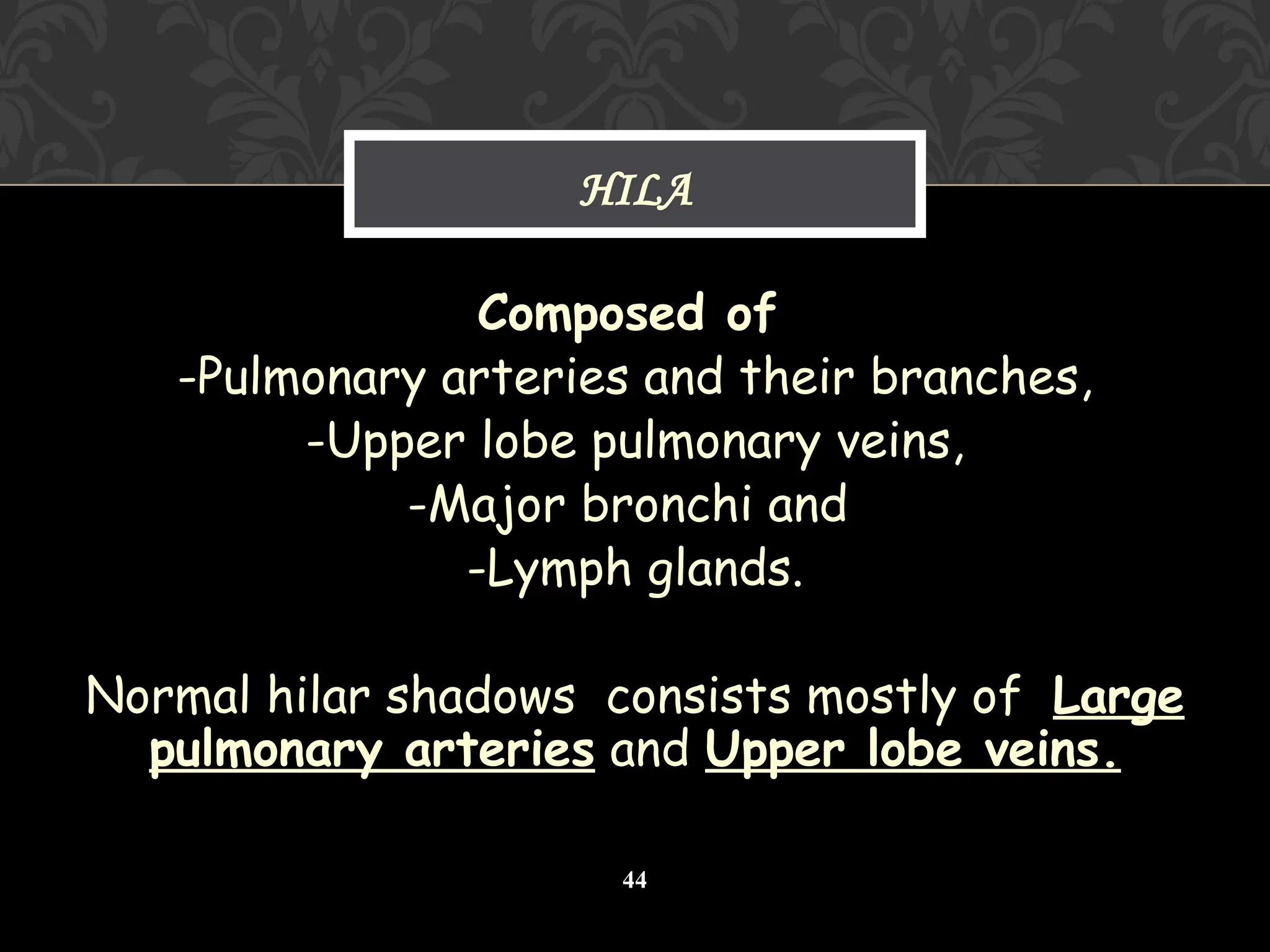 anatomy of chest in radiograph radiology.ppt