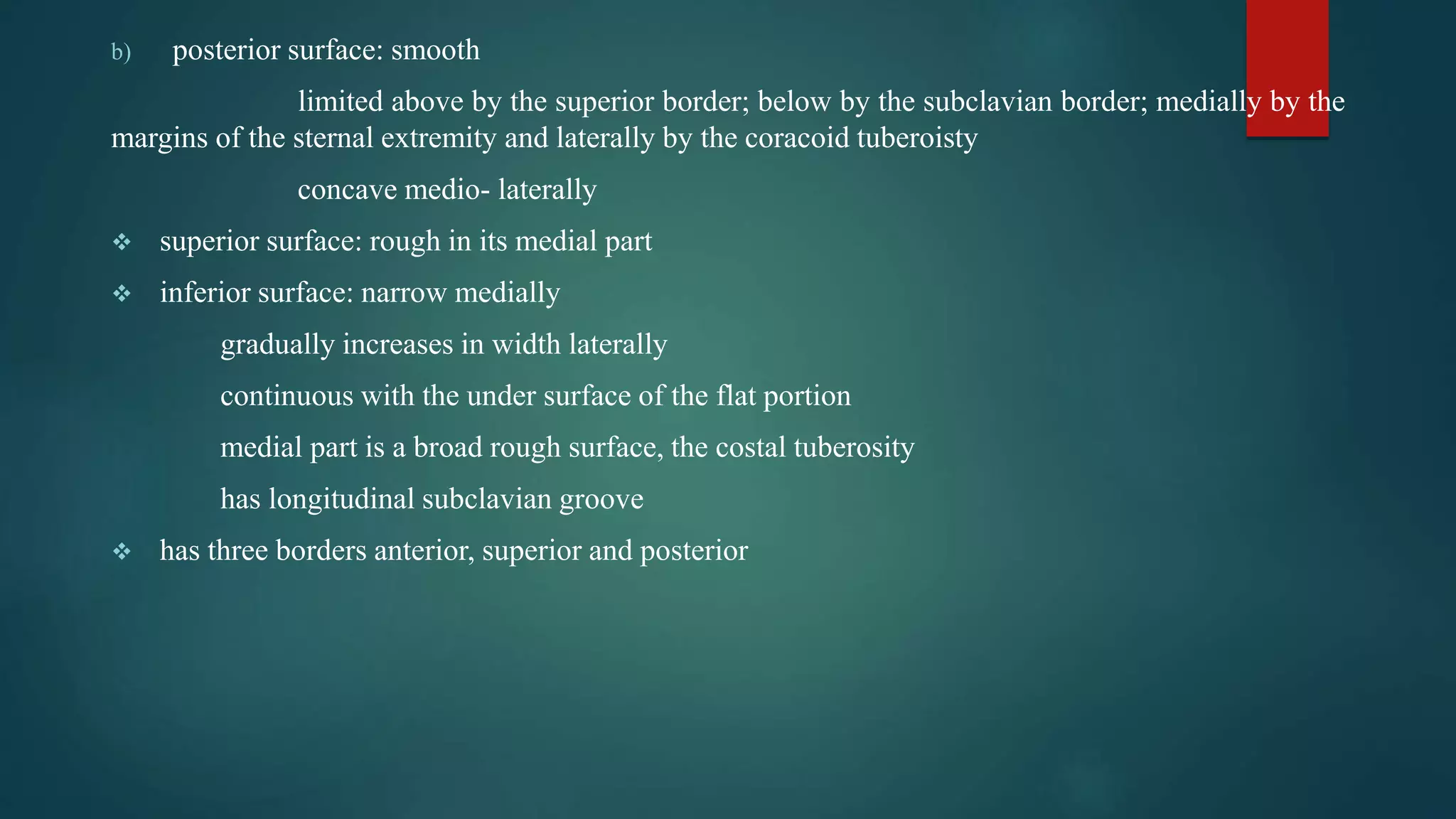 Anatomy of clavicle | PPTX