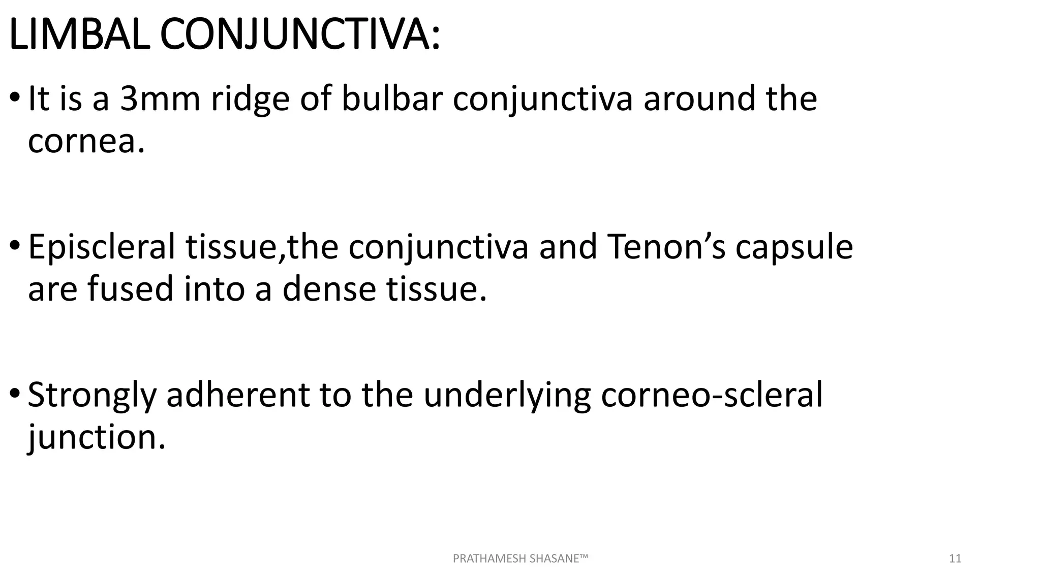 Anatomy of conjunctiva | PDF