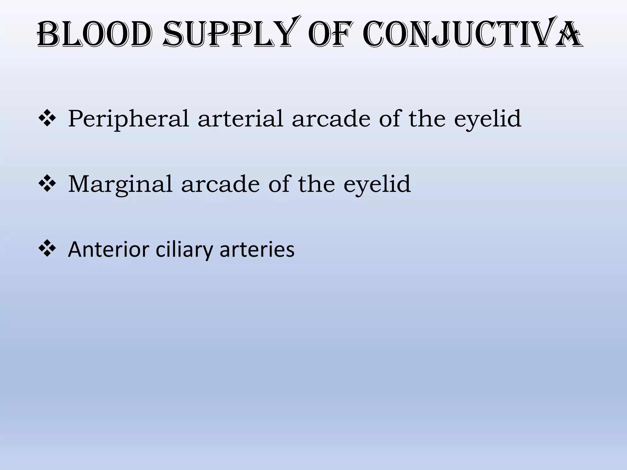Anatomy of conjunctiva | PDF