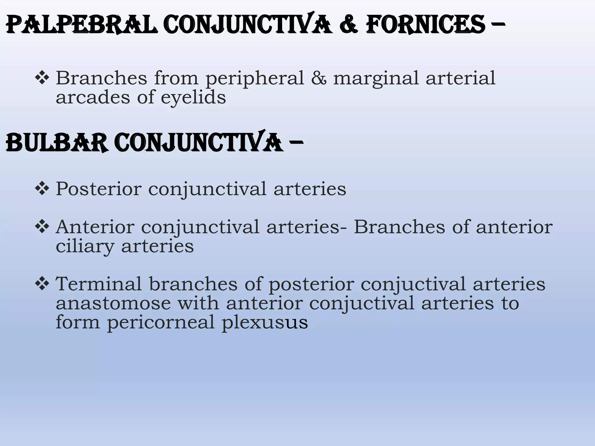 Anatomy of conjunctiva | PDF