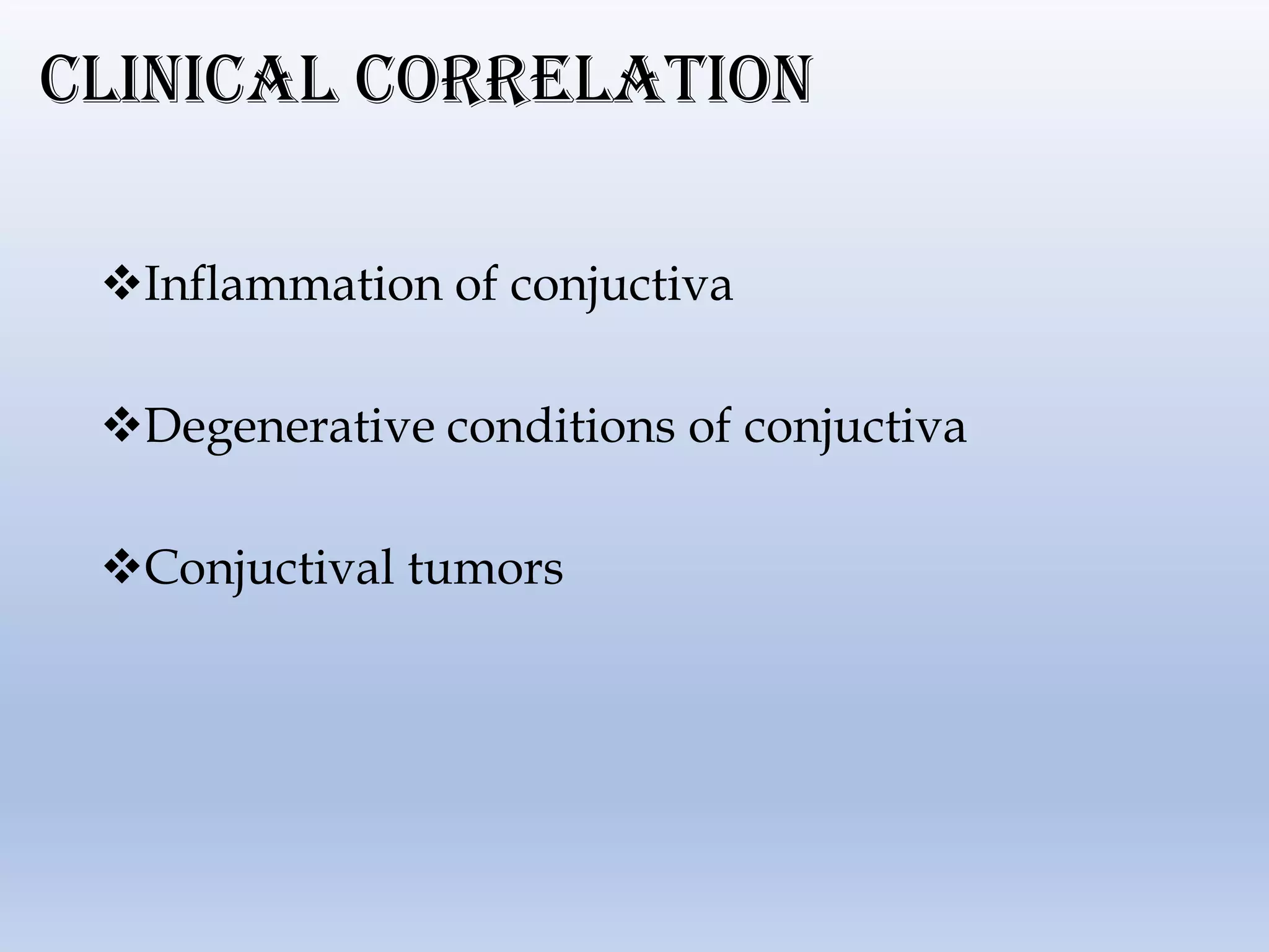 Anatomy of conjunctiva | PDF