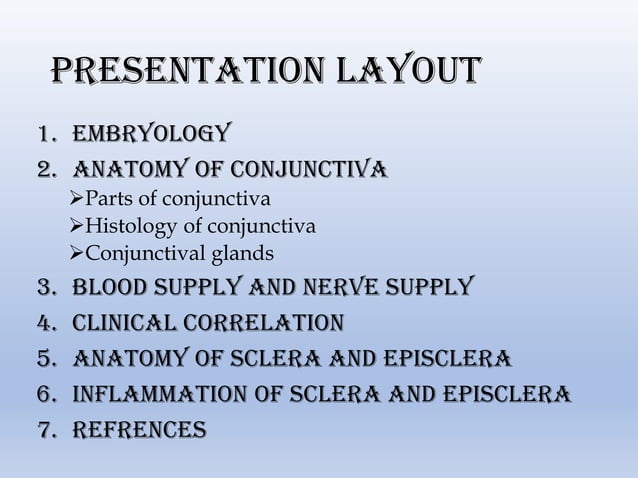 Anatomy of conjunctiva | PDF