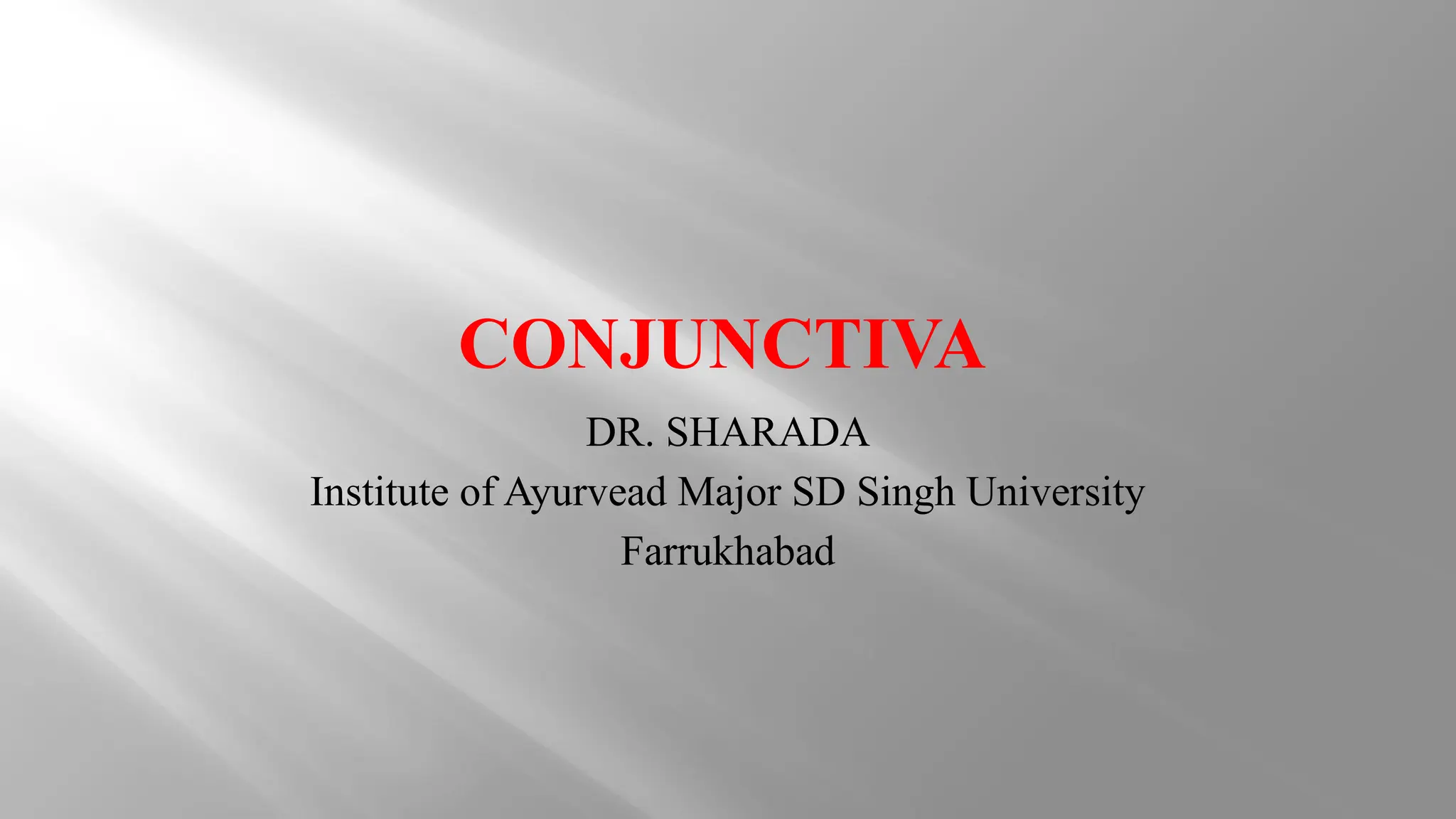 Anatomy of Conjunctiva, types, layers pptx | PPTX