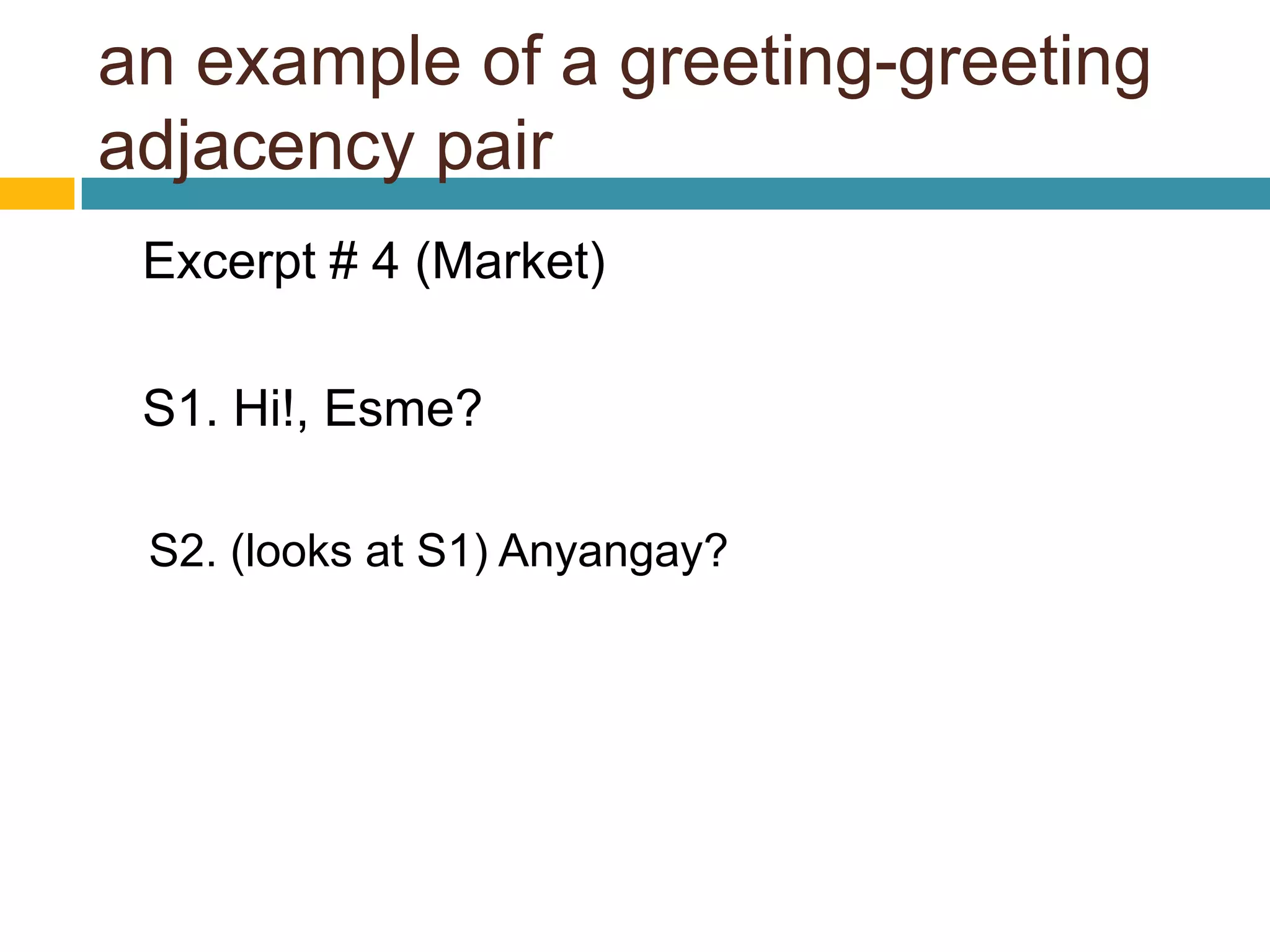 Anatomy of conversation | PPT