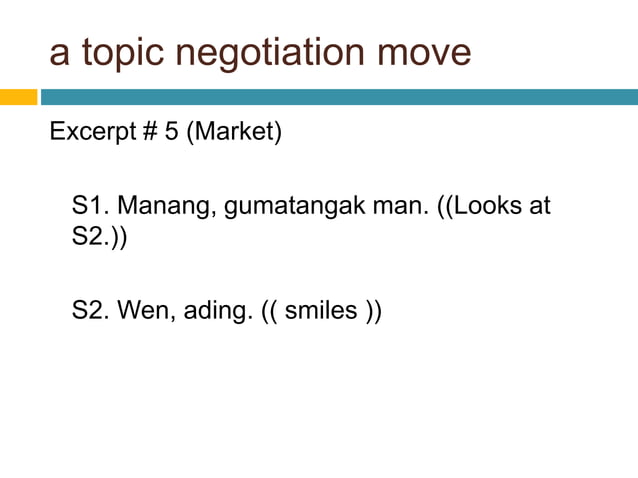 Anatomy of conversation | PPT
