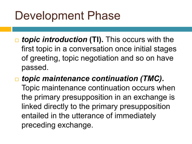 Anatomy of conversation | PPT