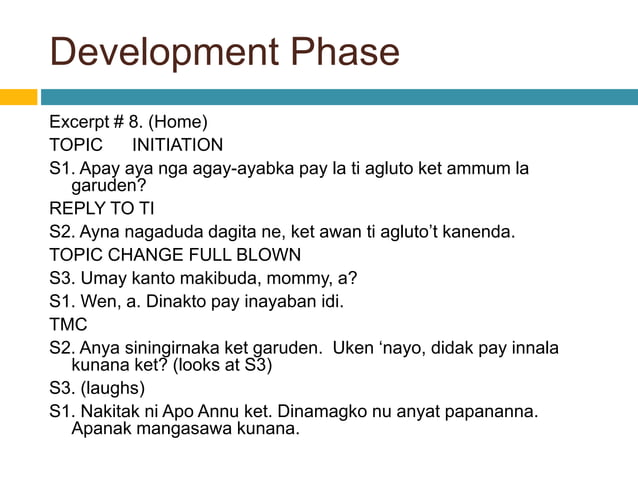 Anatomy of conversation | PPT