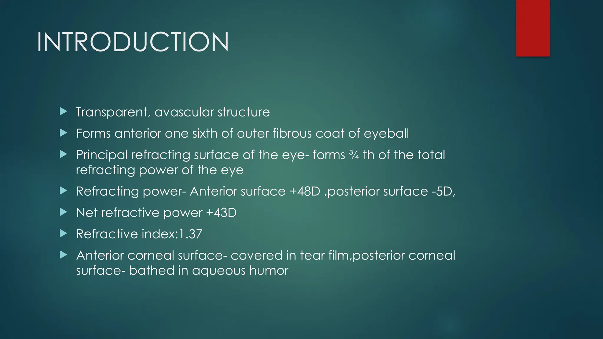 anatomy of cornea powerpoint presentatation .pptx