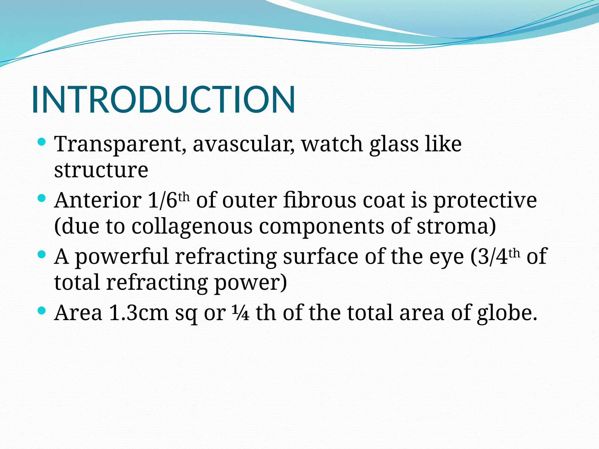anatomy of cornea ANATOMY OF CORNEA.pptx