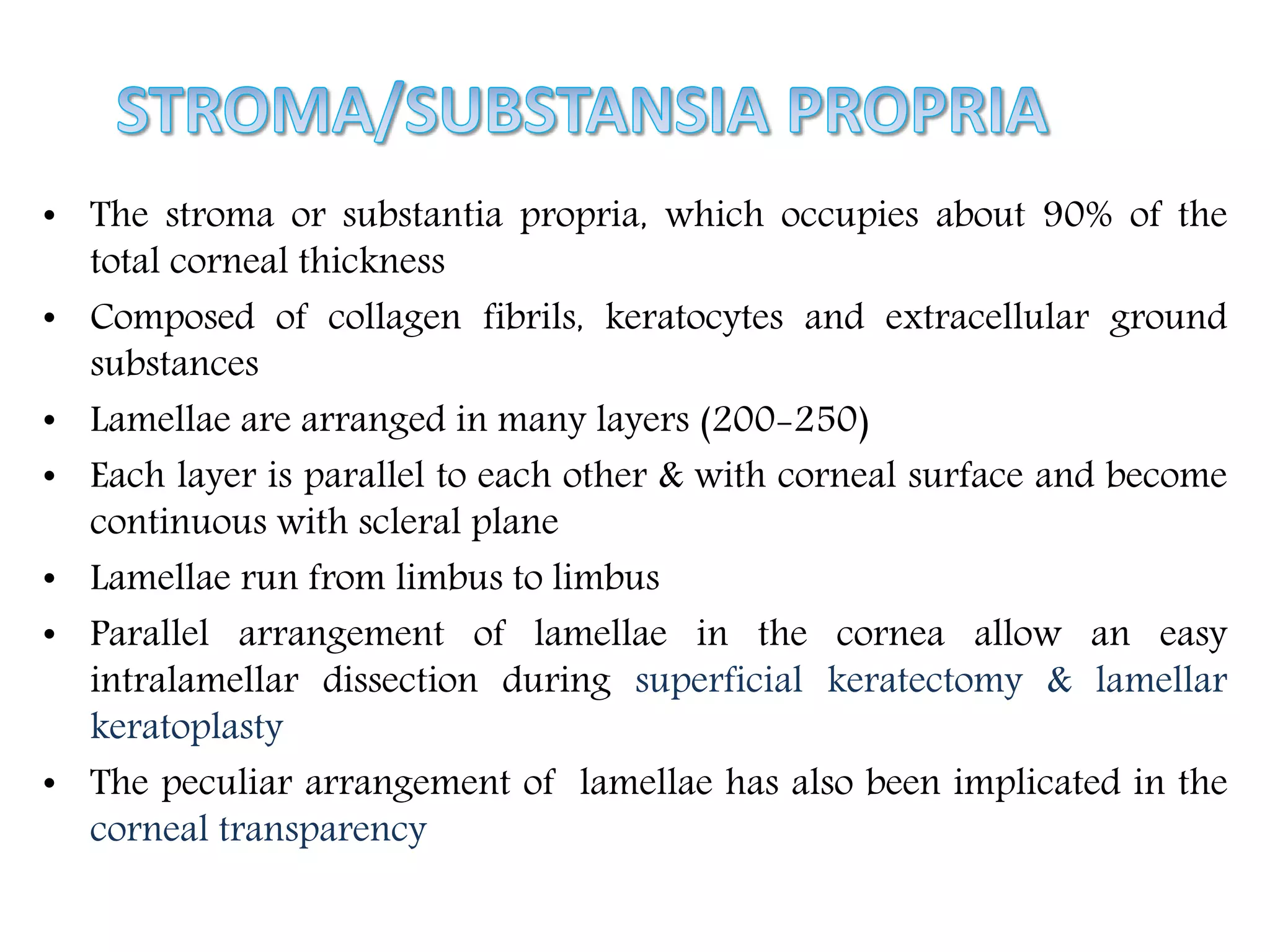 Anatomy of cornea & corneal tranparency dr.ysr