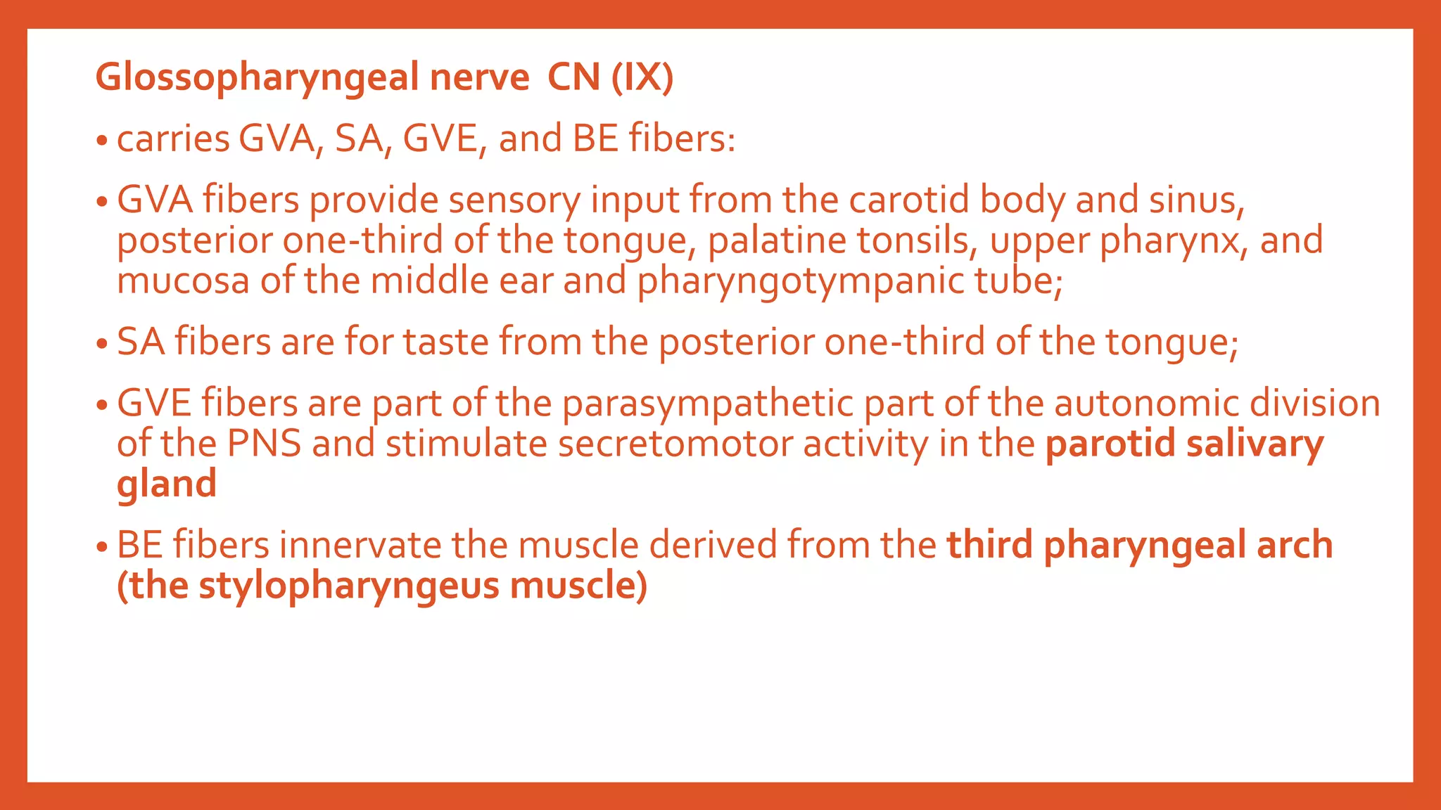 Anatomy of cranial nerves ani | PPTX