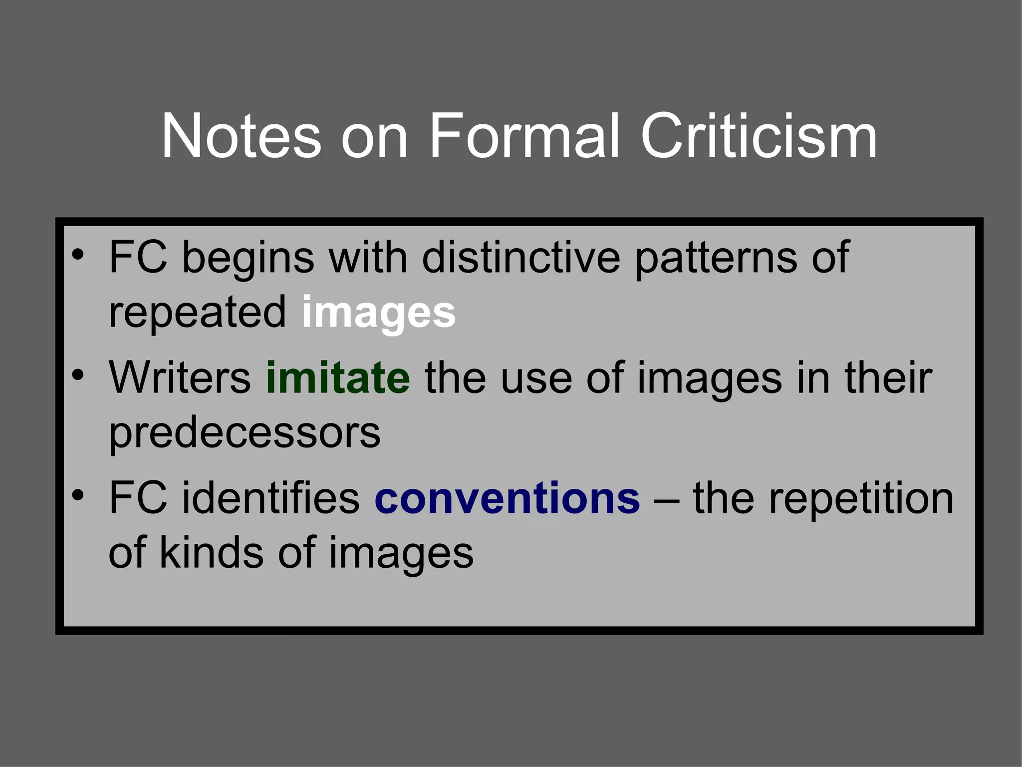 Anatomy Of Criticism | PPT