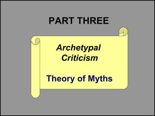 Anatomy Of Criticism | PPT