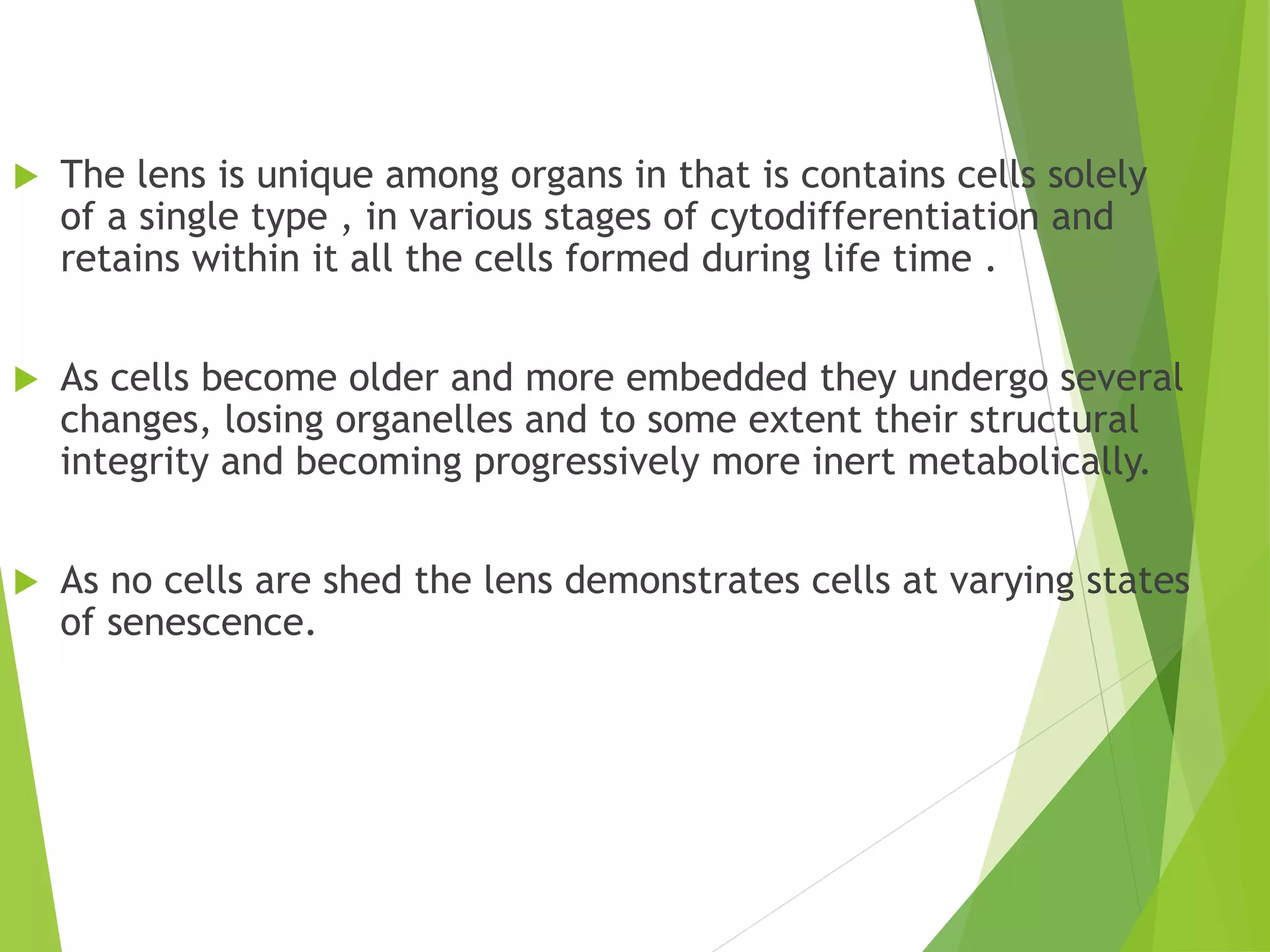 Anatomy of crystalline lens by Dr. Aayush Tandon | PPTX