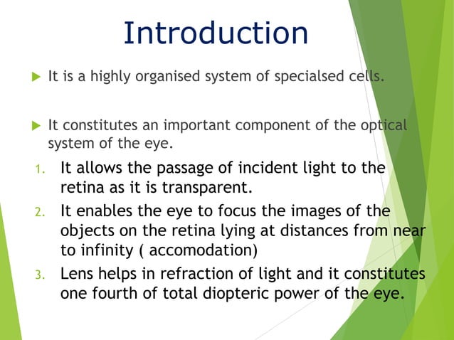 Anatomy of crystalline lens by Dr. Aayush Tandon | PPTX | Eye and ...
