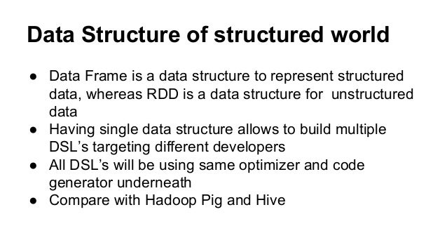 Anatomy of Data Frame API : A deep dive into Spark Data Frame API