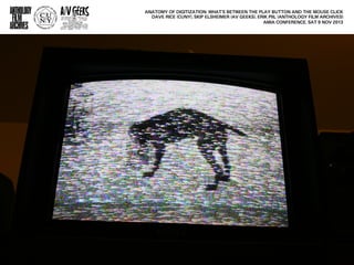 Anatomy of Digitization (Cleaning Videotape/Signal Monitoring) | PPT