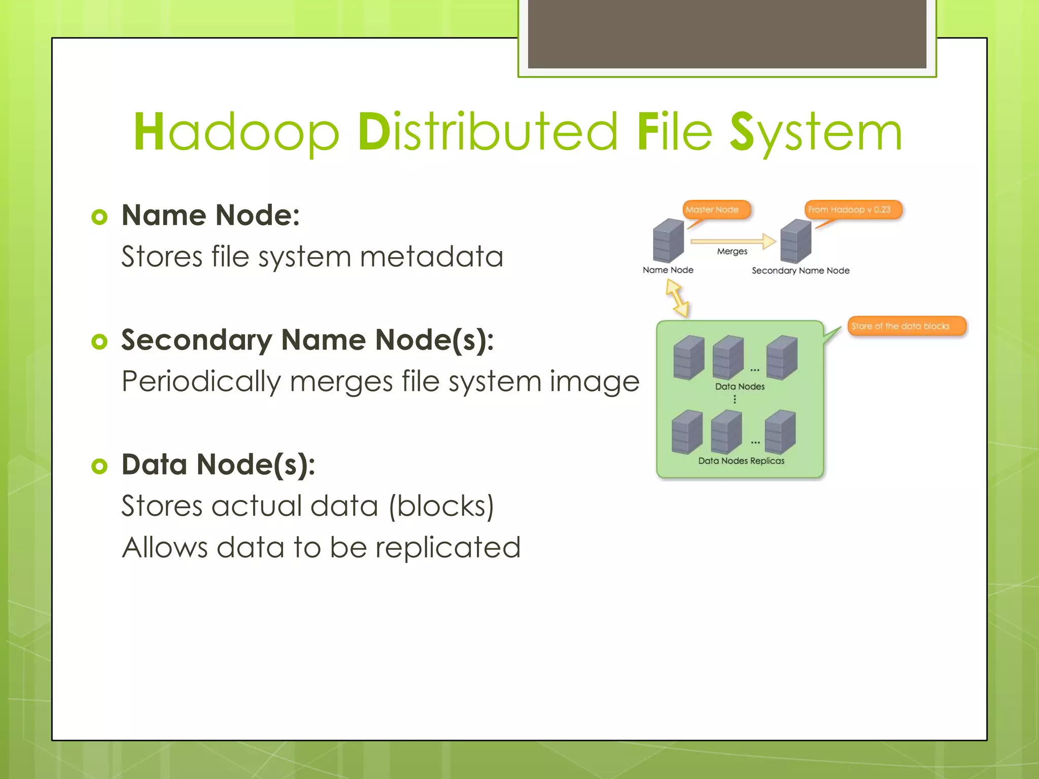 Anatomy of distributed computing with Hadoop | PPT