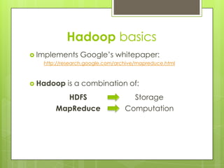 Anatomy of distributed computing with Hadoop | PPT