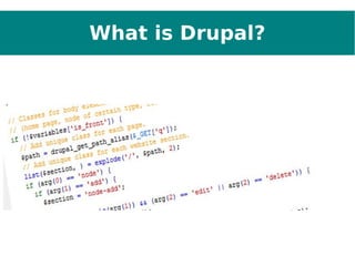 Anatomy of Drupal | ODP | Web Development | Internet