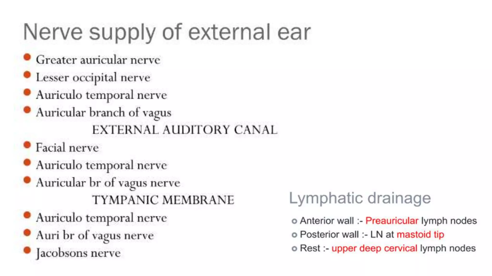 anatomy of ear.pptx | Ear, Nose and Throat Conditions | Diseases and ...
