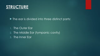 ANATOMY OF EAR for the simplicity of learning. | PPT