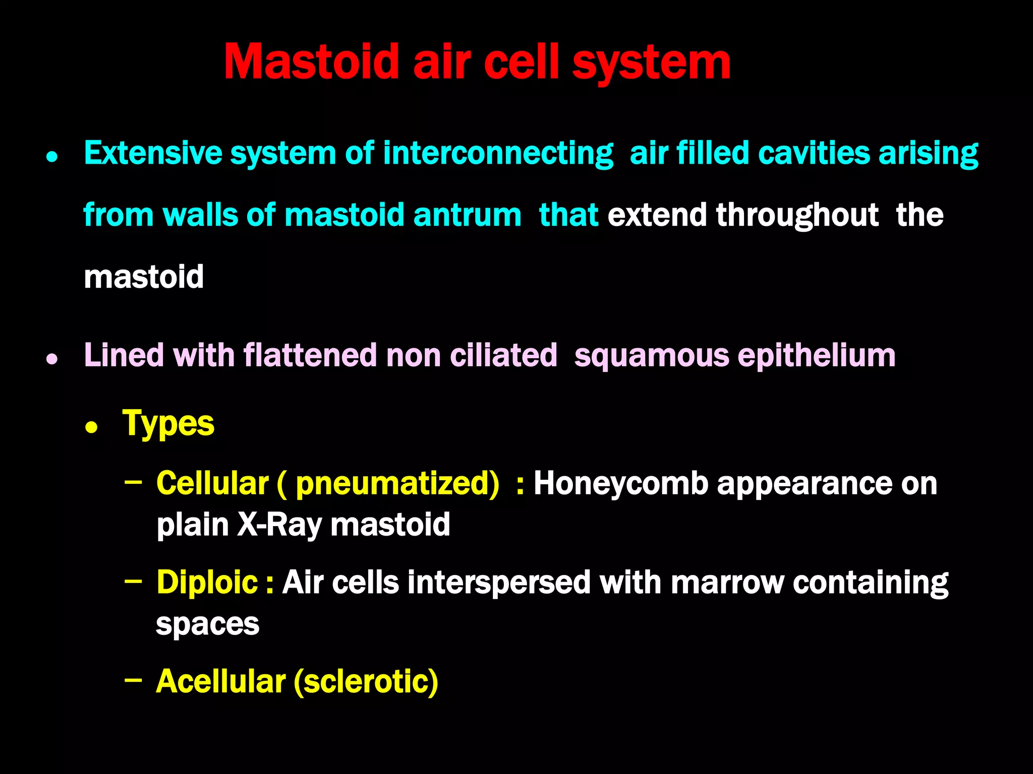 Anatomy of ear and mastoid | PPT