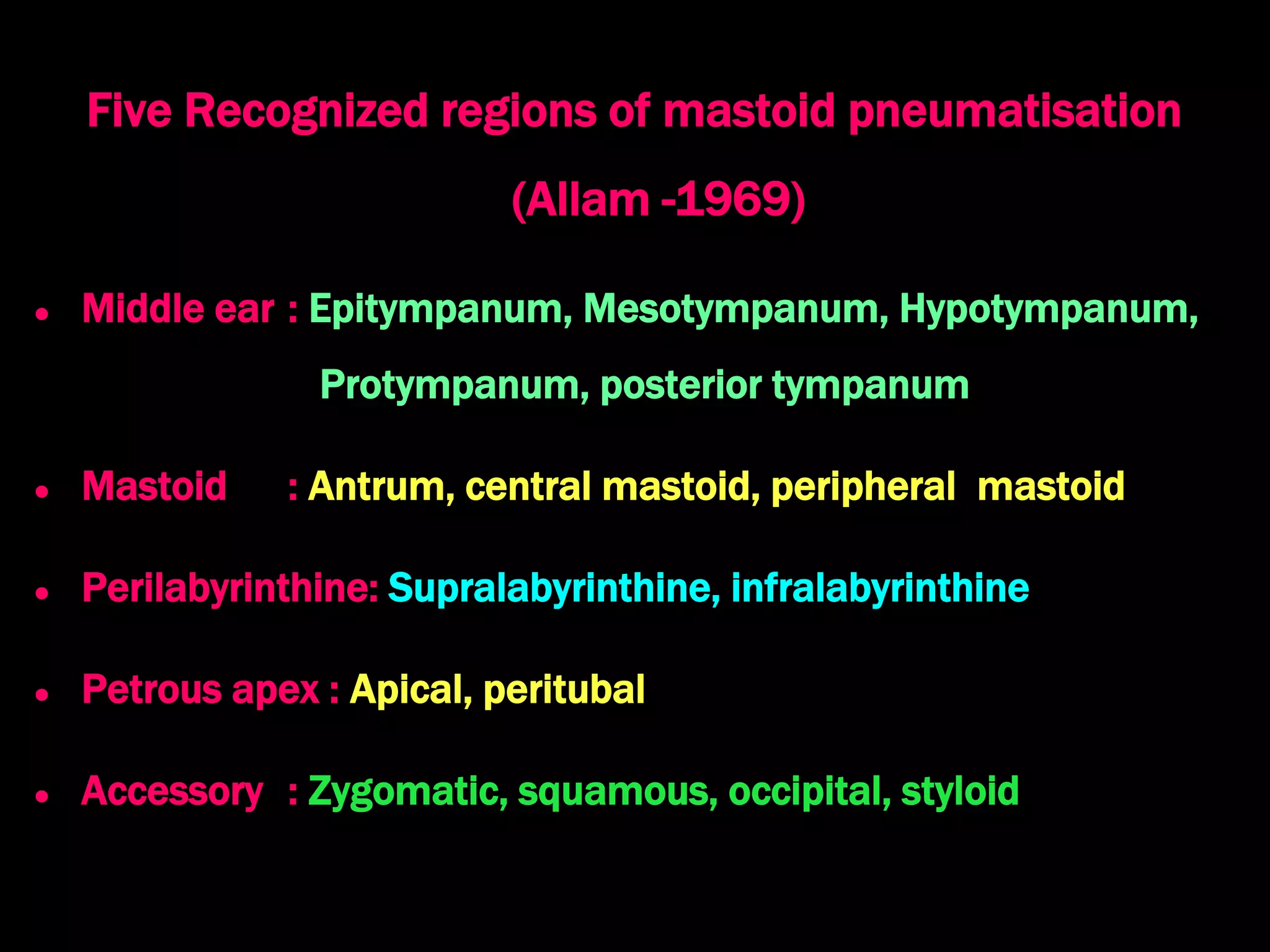 Anatomy of ear and mastoid | PPT