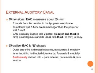 ANATOMY OF EXTERNAL EAR | PPTX