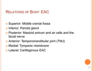 ANATOMY OF EXTERNAL EAR | PPTX