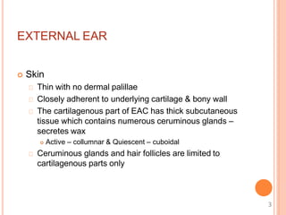 ANATOMY OF EXTERNAL EAR | PPTX