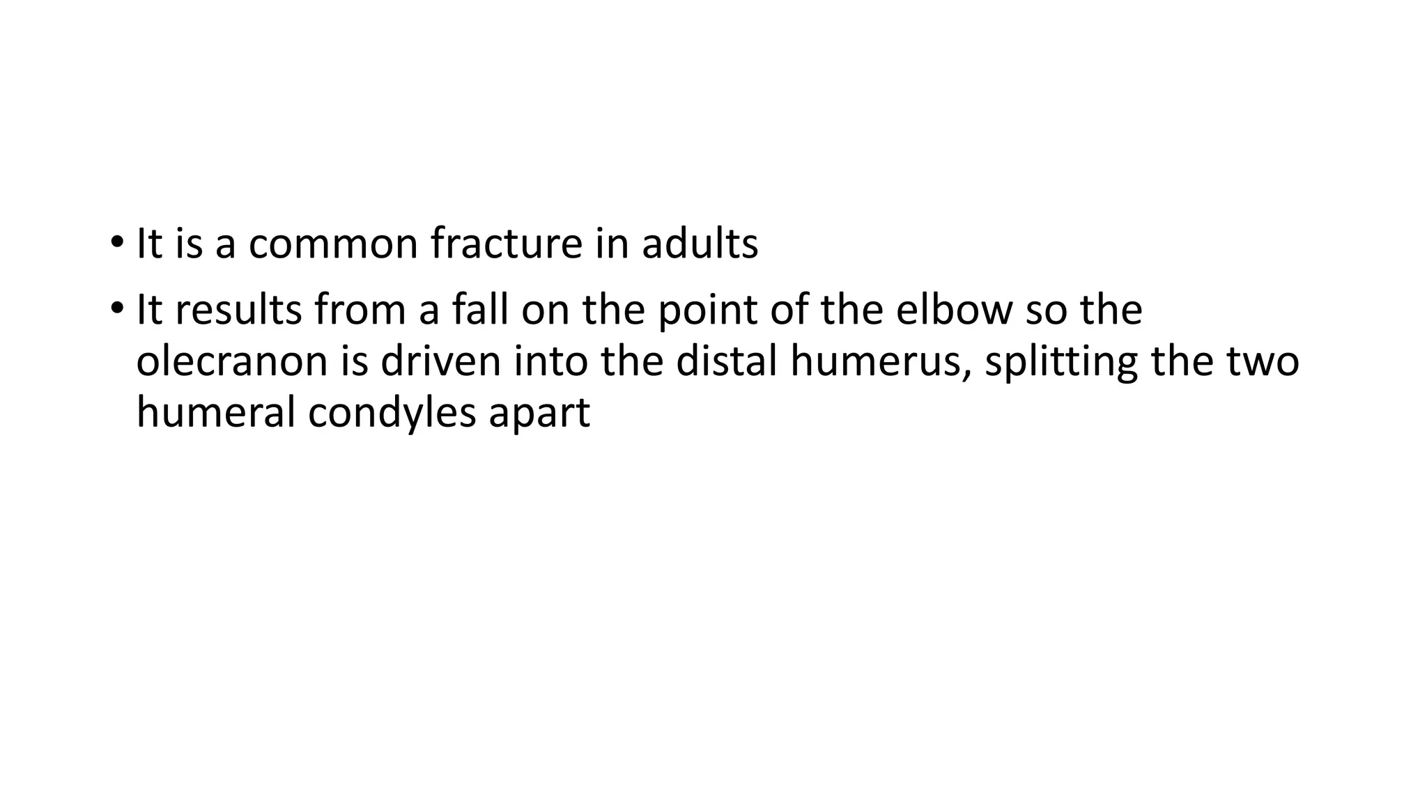 Anatomy of elbow and INTERCONDYLAR FRACTURE OF THE HUMERUS | PPTX