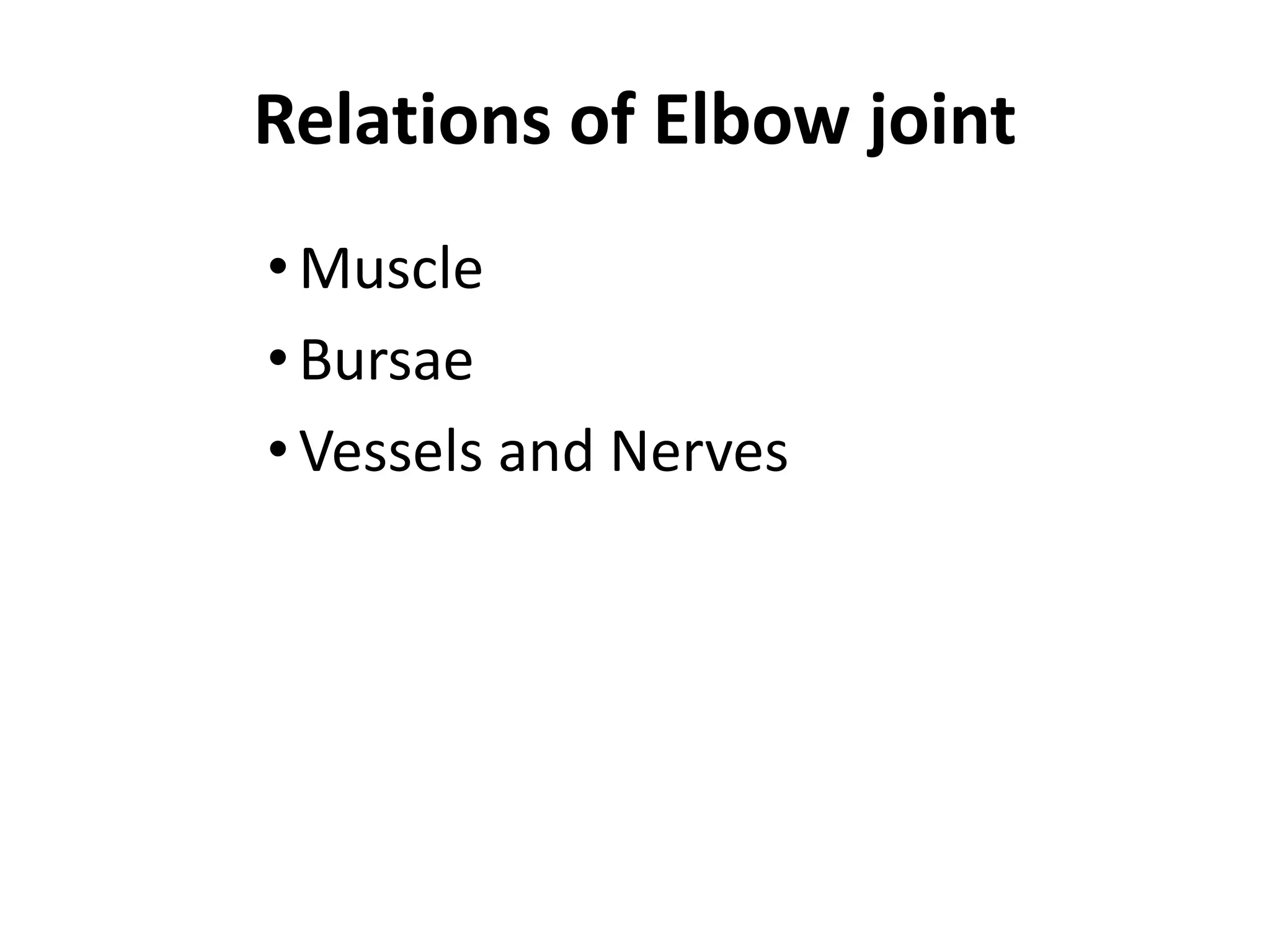 Anatomy of elbow joint | PPTX