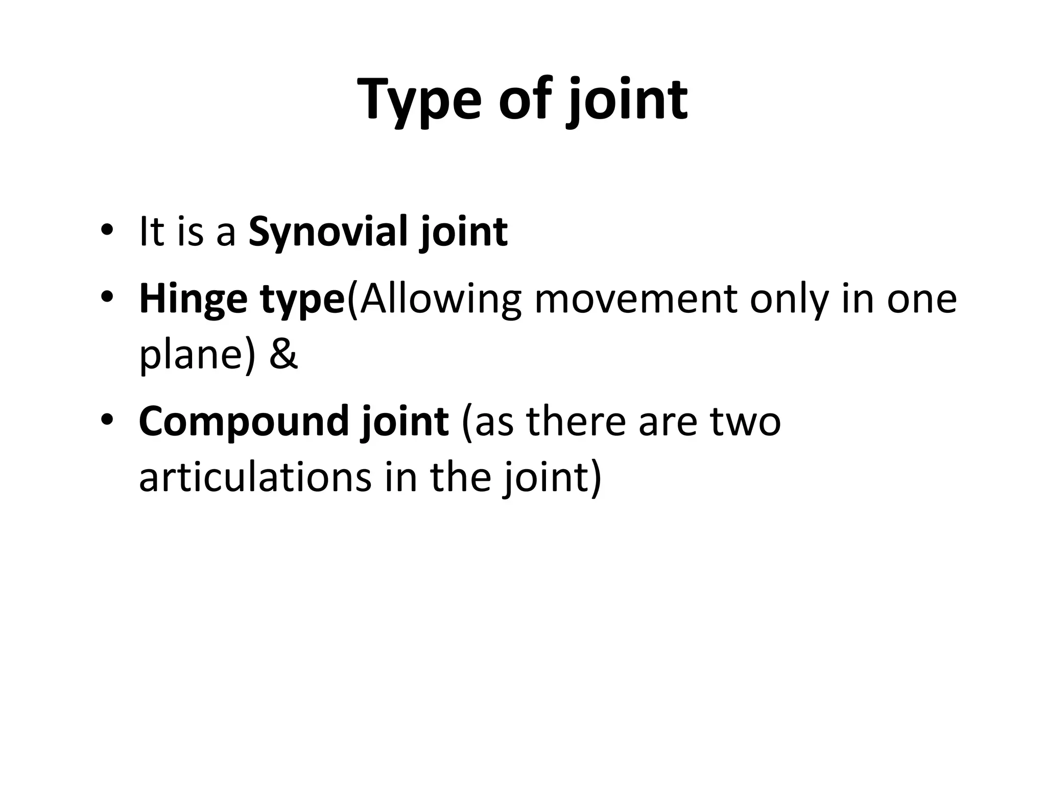Anatomy of elbow joint | PPTX