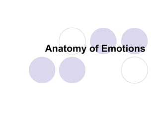 Anatomy of emotions | PPTX