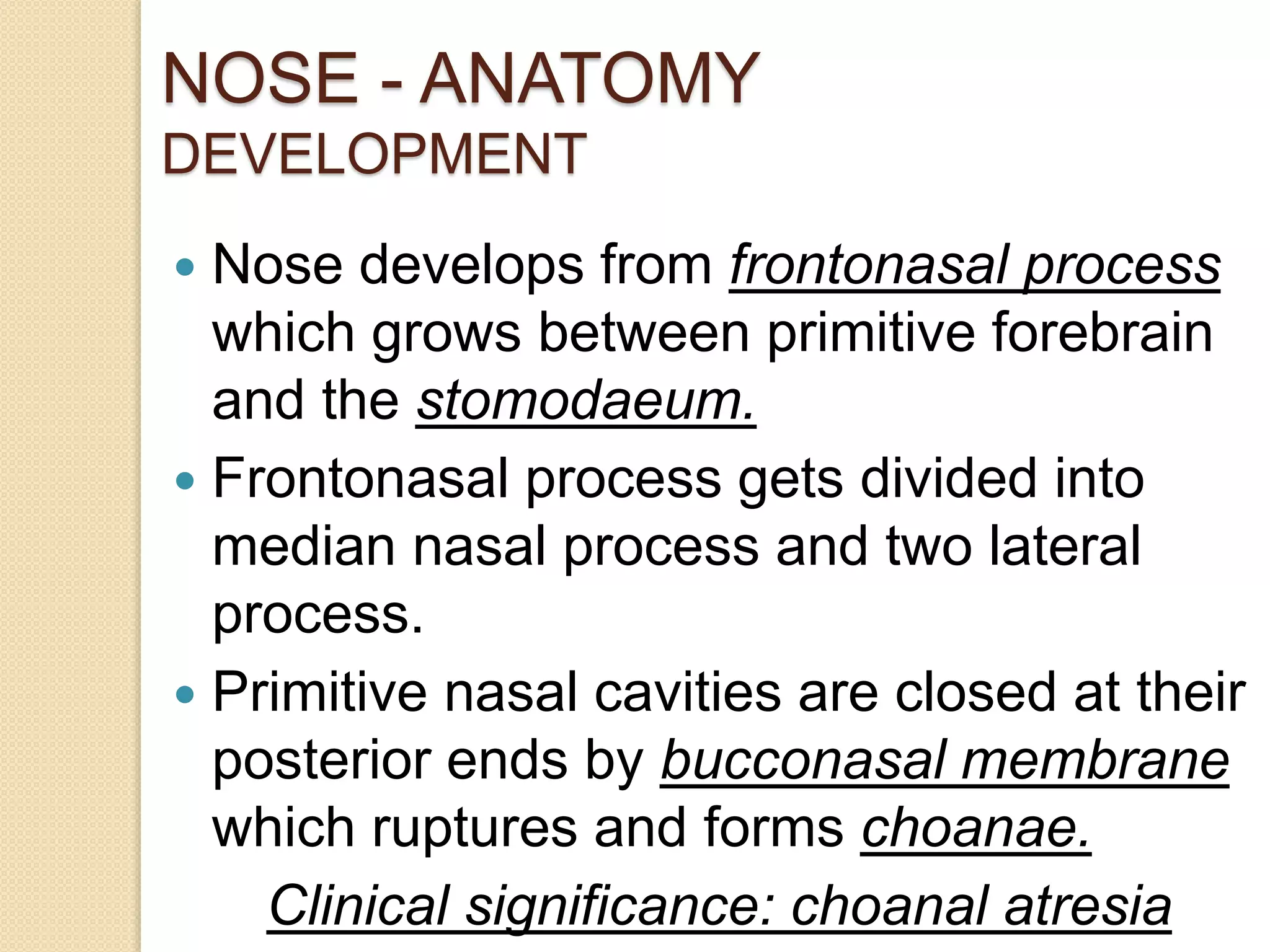 Anatomy of nose and para nasal sinuses . by DR. MD. KHURSHID PERVEJ ...