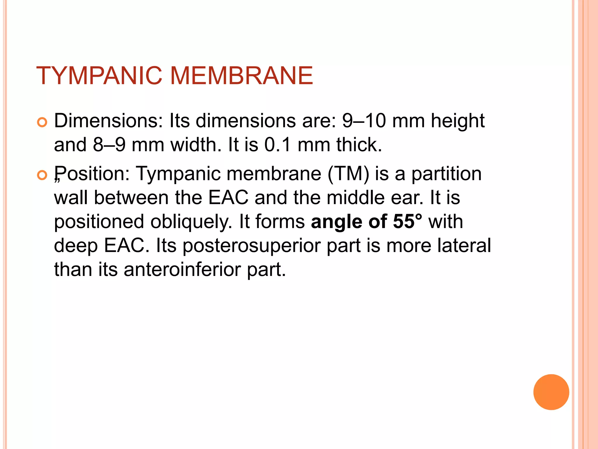 Anatomy of External Ear and Middle Ear | PPTX