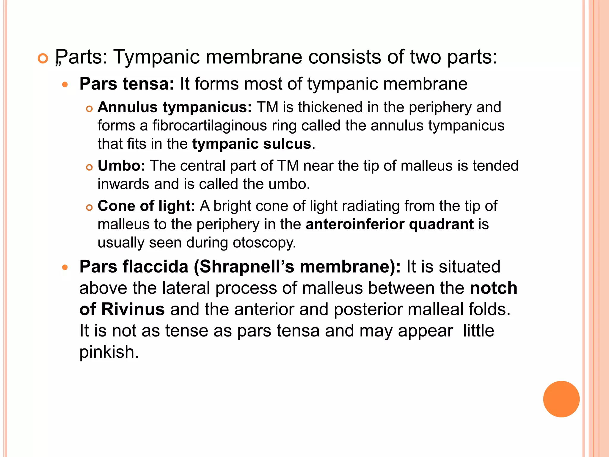 Anatomy of External Ear and Middle Ear | PPTX