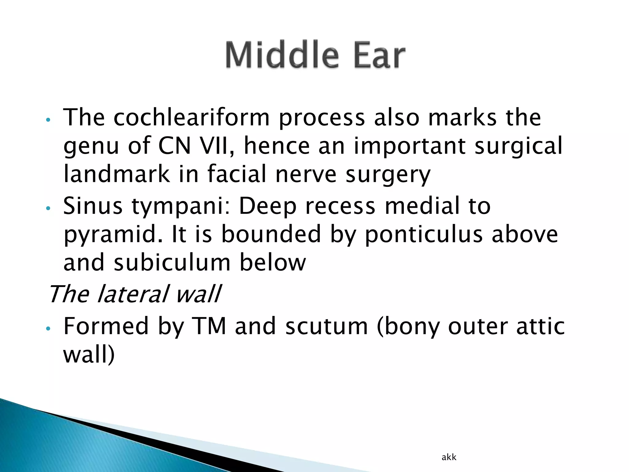 Anatomy of External and Middle Ear | PPTX
