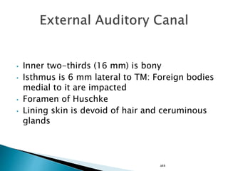 Anatomy of External and Middle Ear | PPT