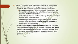 Anatomy of external and middle ear by dr. faisal rahman | PPTX