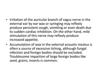Anatomy of external ear, embryology and clinical significance | PPTX